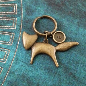 Fox Keychain LARGE Bronze Fox Keyring Personalized Keychain Animal ...