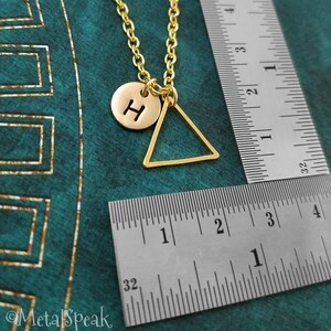 Triangle Keychain VERY SMALL Triangle Keyring Geometric Keychain ...