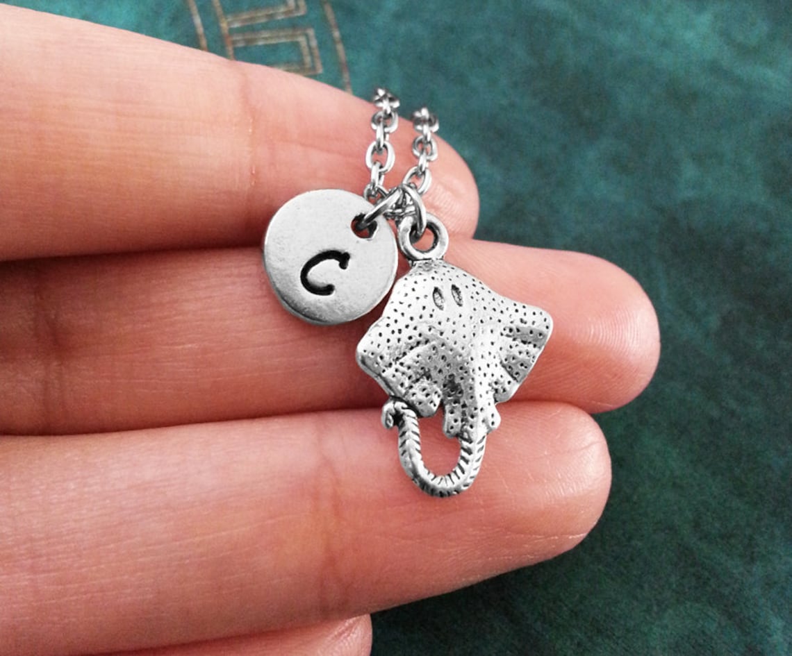 Stingray Keychain VERY SMALL Sting Ray Keyring Personalized - Etsy