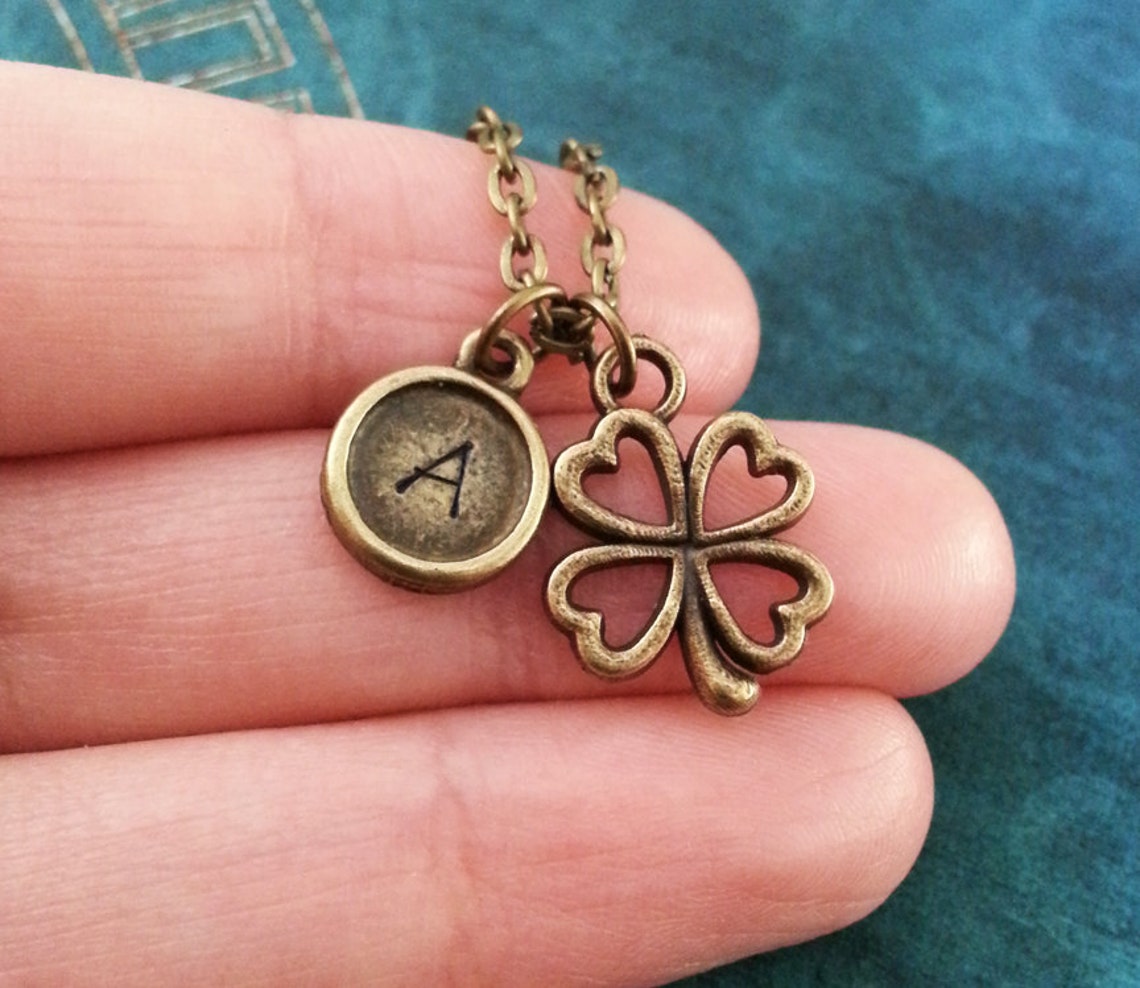 Four Leaf Clover Keychain VERY SMALL Keyring St. - Etsy