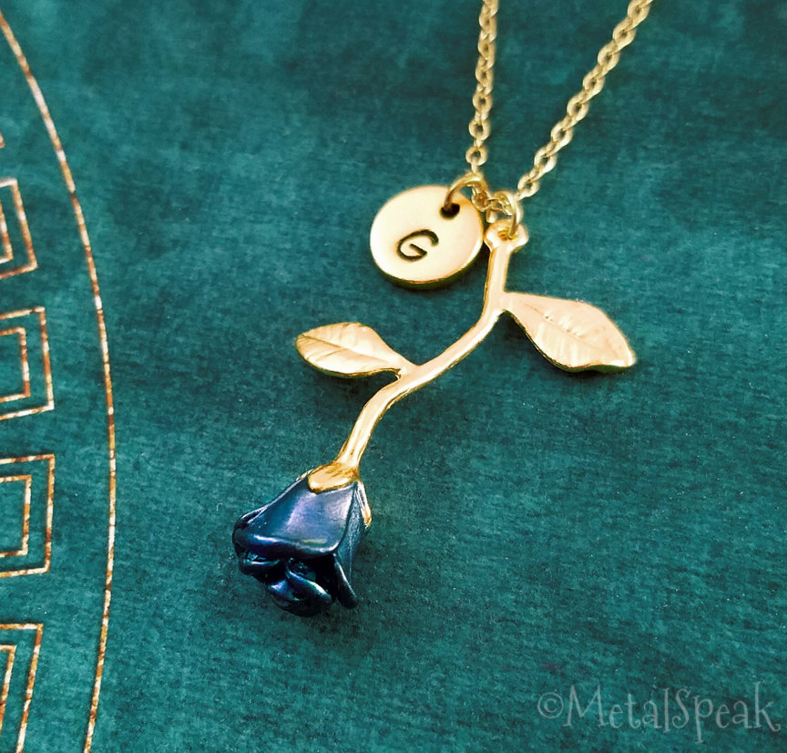 Blue Rose Keychain SMALL Rose Charm Keychain Keyring - Etsy