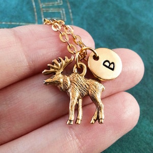 Moose Keychain VERY SMALL Moose Keyring Personalized Monogram Keychain ...