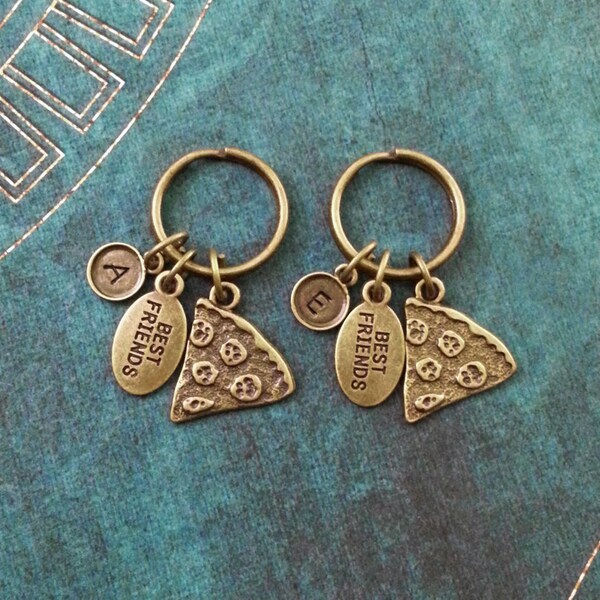 Pizza Keychain - Etsy