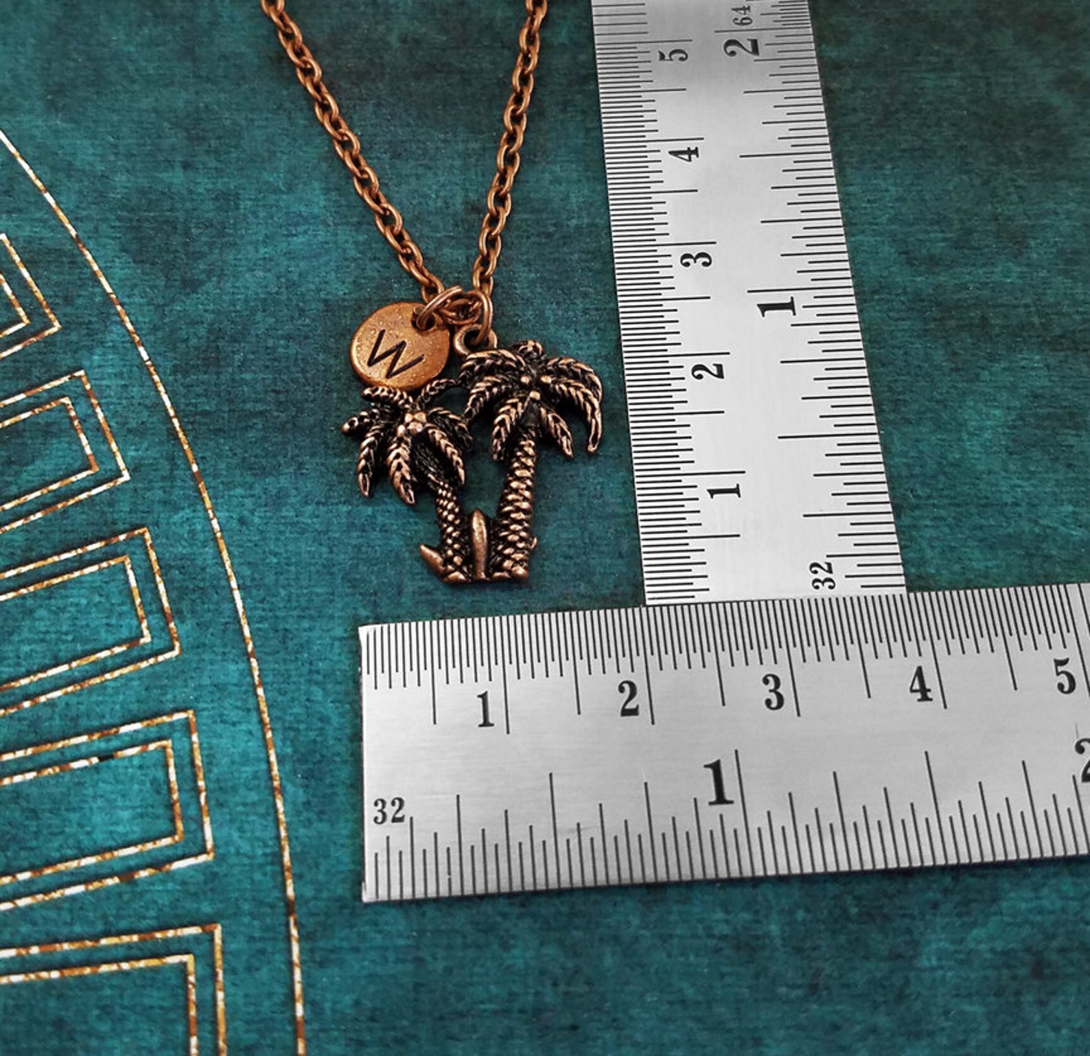 Palm Tree Keychain VERY SMALL Palm Trees Keyring Beach - Etsy