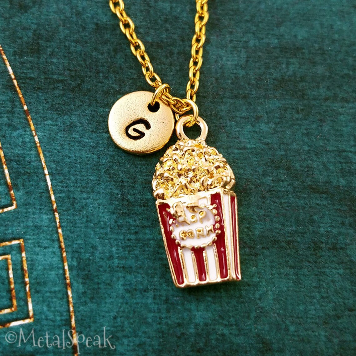 Popcorn Keychain SMALL Popcorn Keyring Move Keychain Theater - Etsy