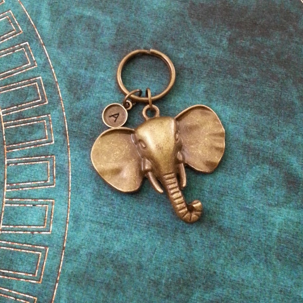 Elephant Keychain - Etsy