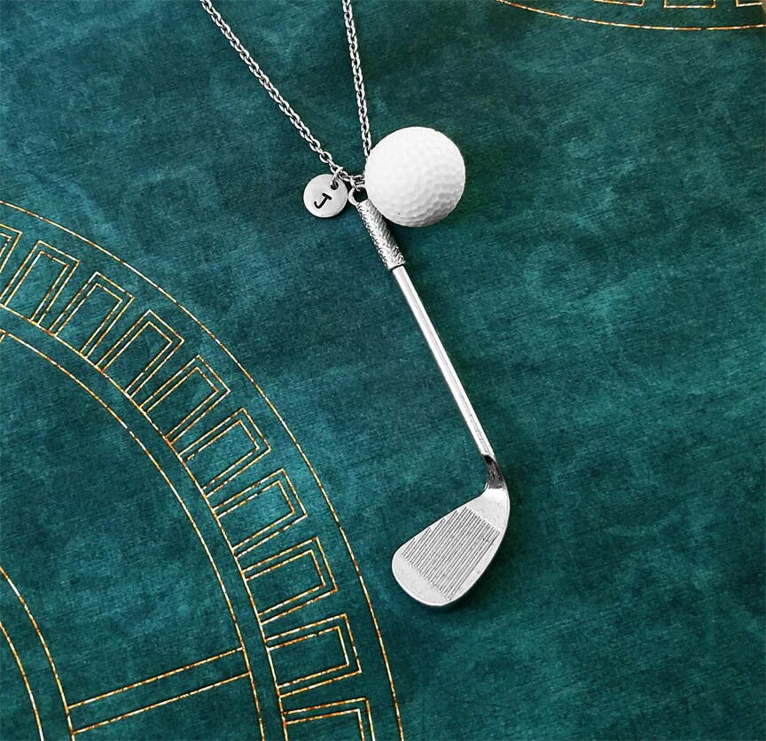 Golf Keychain LARGE Golf Club Keyring Golf Ball Golfing Gift - Etsy