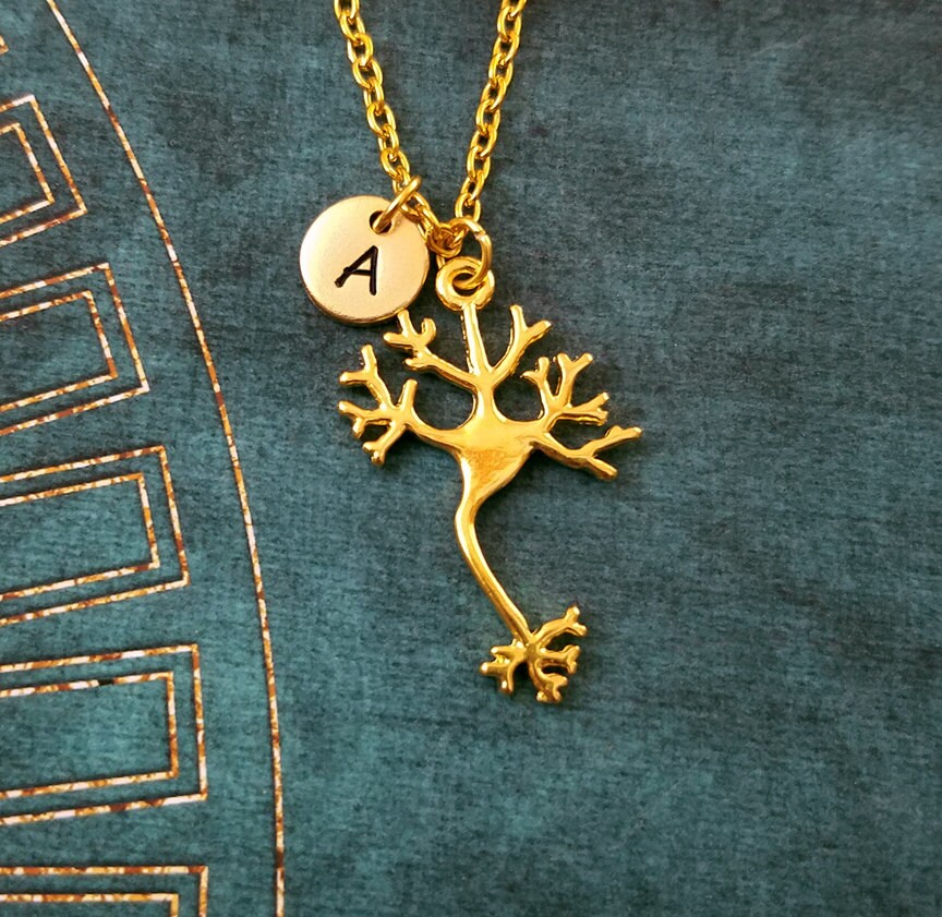 Neuron Keychain SMALL Brain Cell Keyring Chemistry Keychain | Etsy