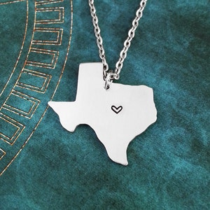 Texas Keychain Personalized Hand Stamped Texas Keyring Long Distance ...