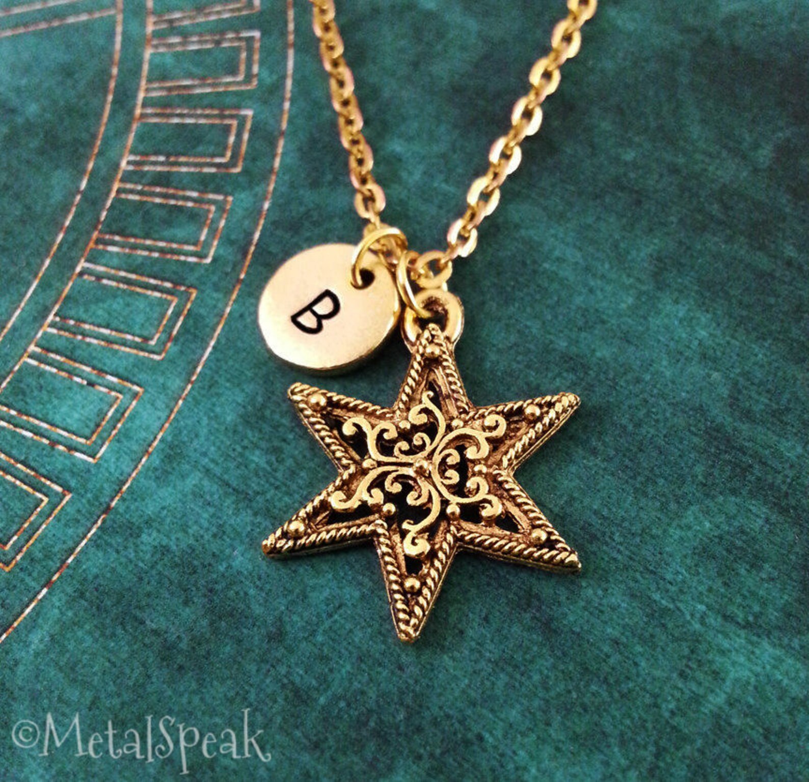 Star Keychain SMALL Six Point Star Charm Keychain Christmas Star ...