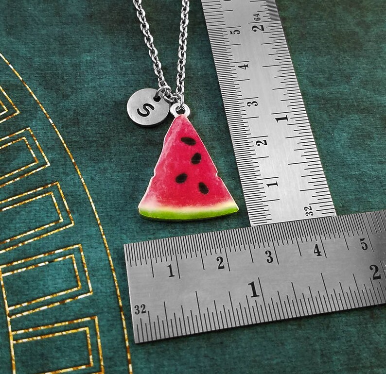 Watermelon Keychain SMALL Watermelon Keyring Red Watermelon | Etsy