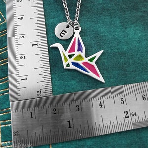 Origami Crane Keychain SMALL Paper Crane Keyring Japanese Gift ...