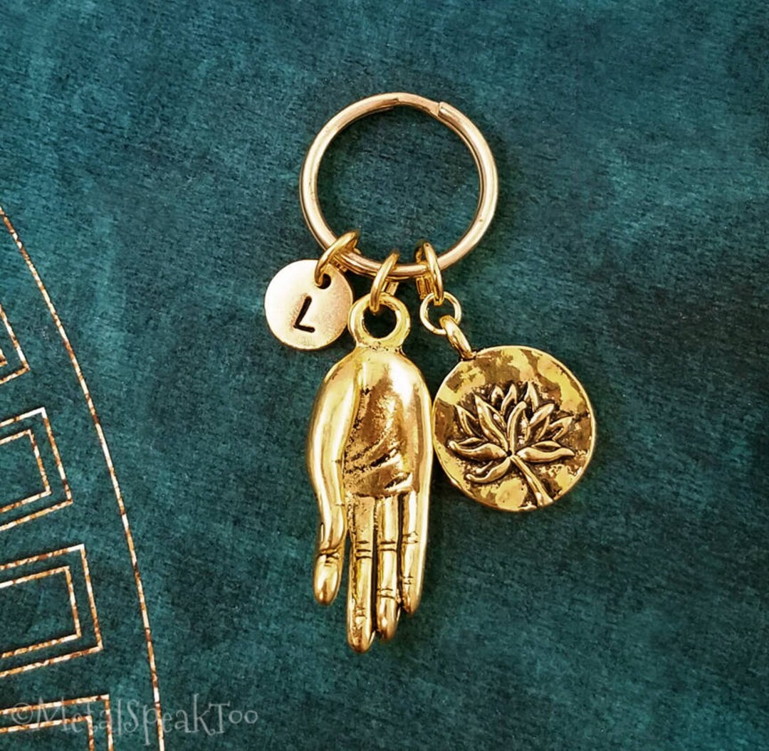 Gyan Mudra Keychain SMALL Meditation Hand Keychain Meditation Keychain ...
