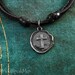 Black Cross Keychain SMALL Gunmetal Cross Keyring Coin Charm Christian ...