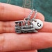 Train Keychain VERY SMALL Personalized Train Keyring Long Distance ...
