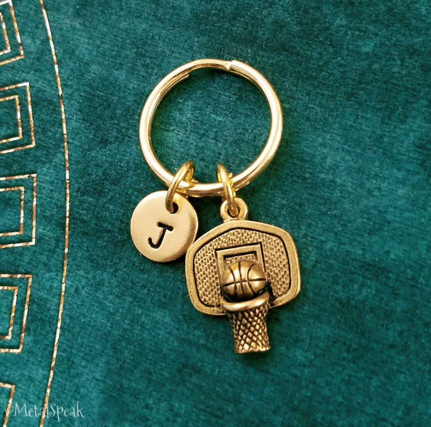 Basketball Keychain SMALL Basketball Hoop Keychain Basketball | Etsy