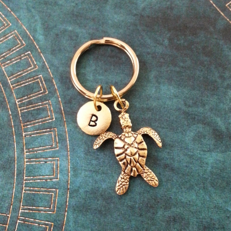 Turtle Keyring - Etsy