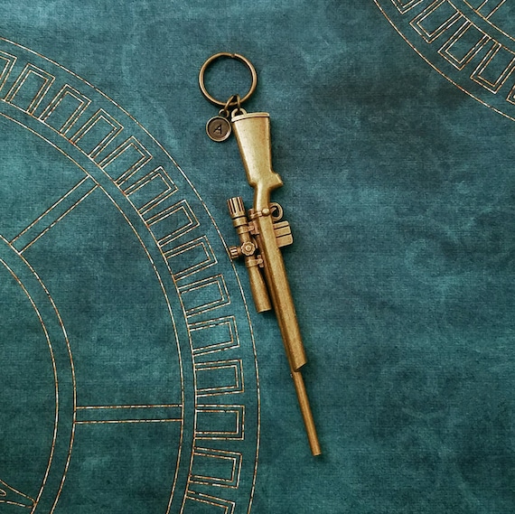 Sniper Rifle Keychain VERY LARGE Rifle Keyring Gun Keychain | Etsy
