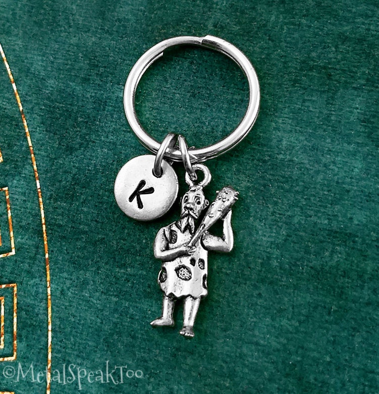 Caveman Keychain VERY SMALL Cave Man Keychain Husband Keychain - Etsy