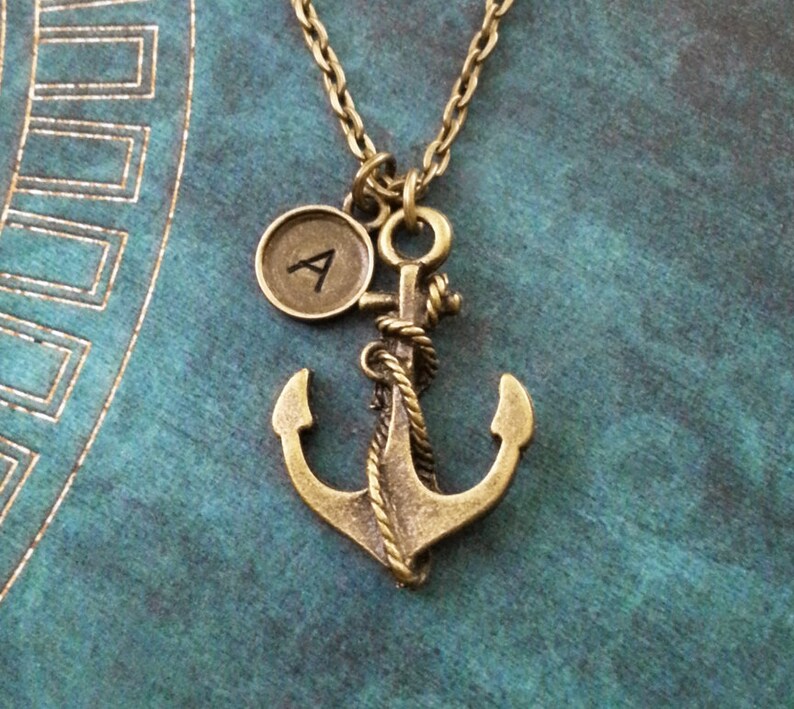 Anchor Keychain SMALL Bronze Anchor Keyring Ship Keychain | Etsy