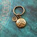 Bear Claw Keychain SMALL Bronze Paw Print Keychain Personalized ...