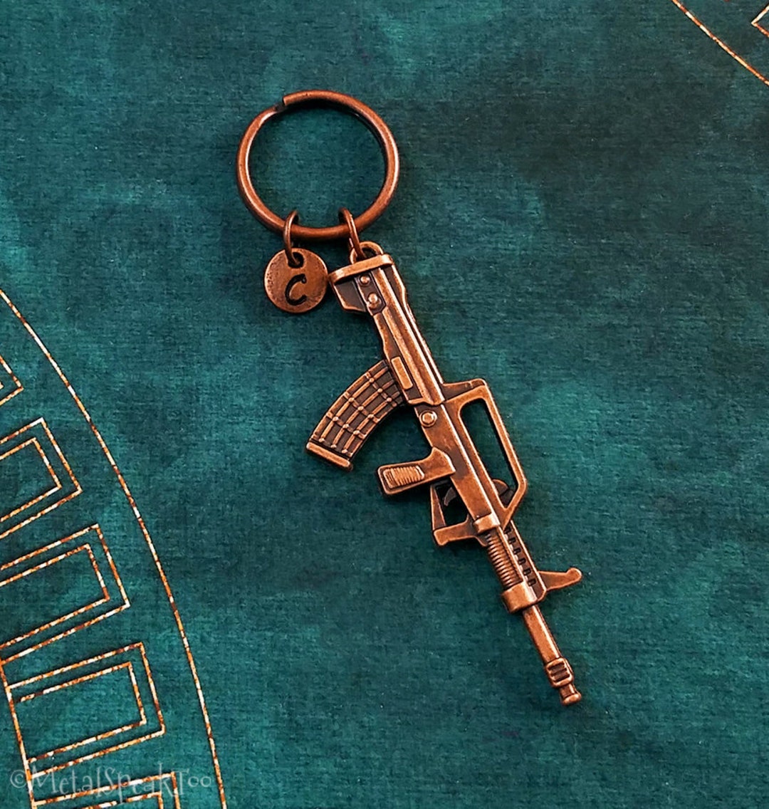 Assault Rifle Keychain SMALL Machine Gun Keychain AK-47 - Etsy