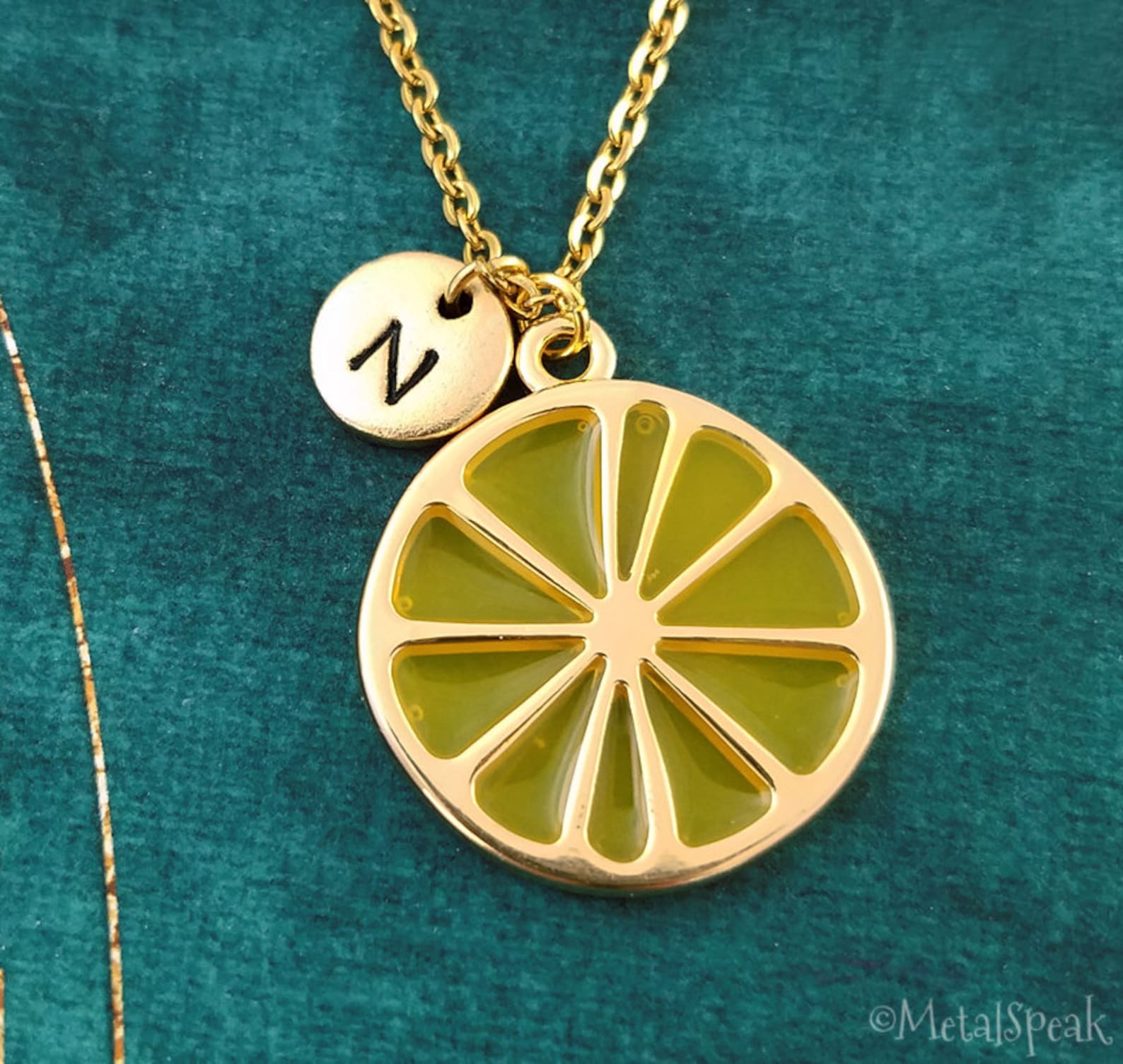 Lemon Keychain SMALL Lemon Keyring Food Keychain Lemon Slice - Etsy