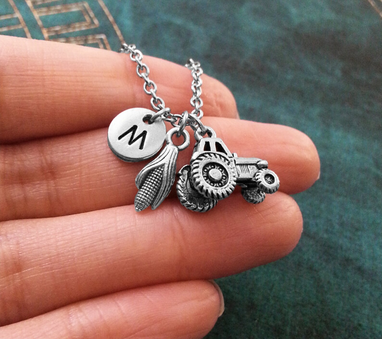 Tractor Keychain SMALL Tractor Keyring Dad Keychain Boyfriend | Etsy