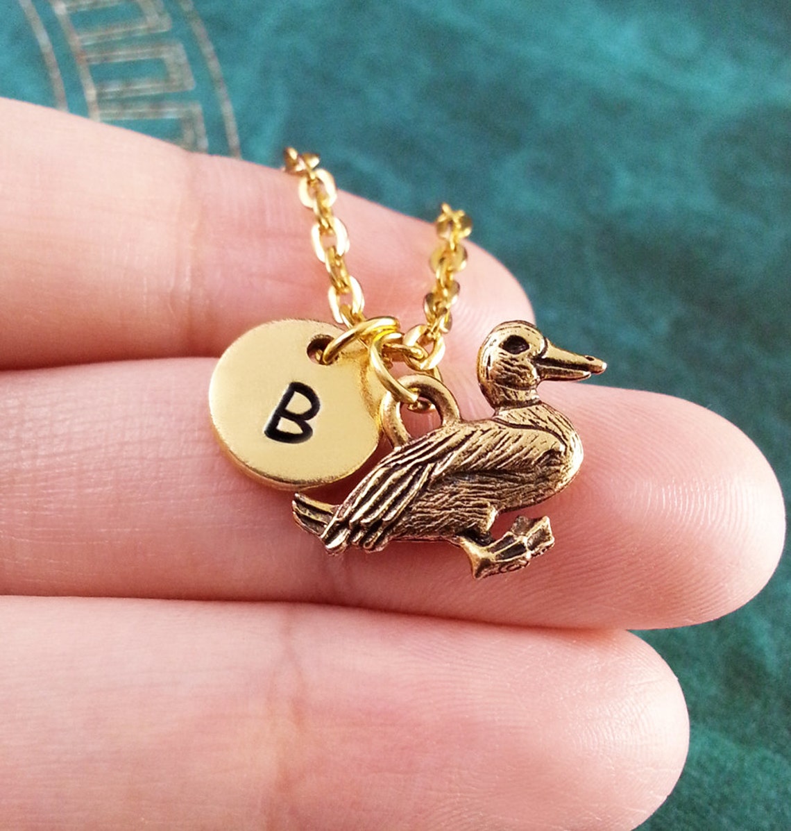 Duck Keychain SMALL Keyring Animal Key Ring Animal Jewelry - Etsy