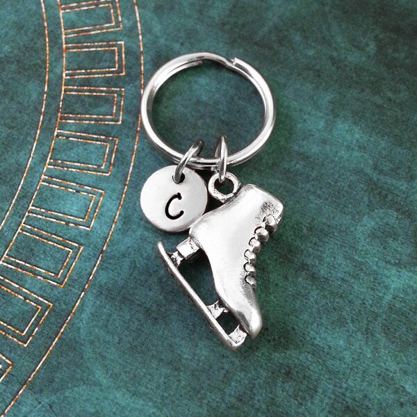 Ice Skater Key Chain - Etsy UK