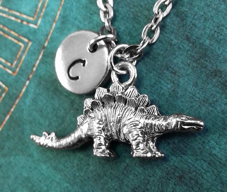 Dinosaur Keychain VERY SMALL Stegosaurus Keychain Personalized Keychain ...