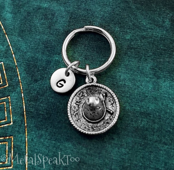 Sombrero Keychain SMALL Sombrero Charm Keychain Sombrero | Etsy