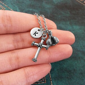 Cross Keychain VERY SMALL Garlic Keychain Cross Charm Keychain ...