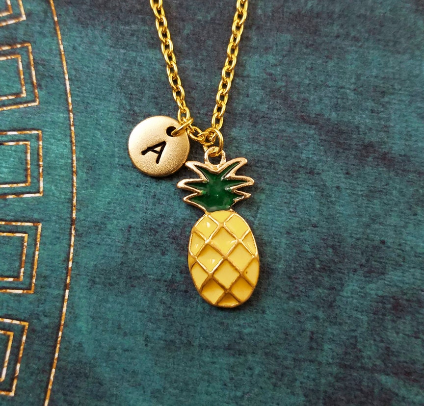 Pineapple Keychain VERY SMALL Pineapple Keyring Gold Keychain - Etsy