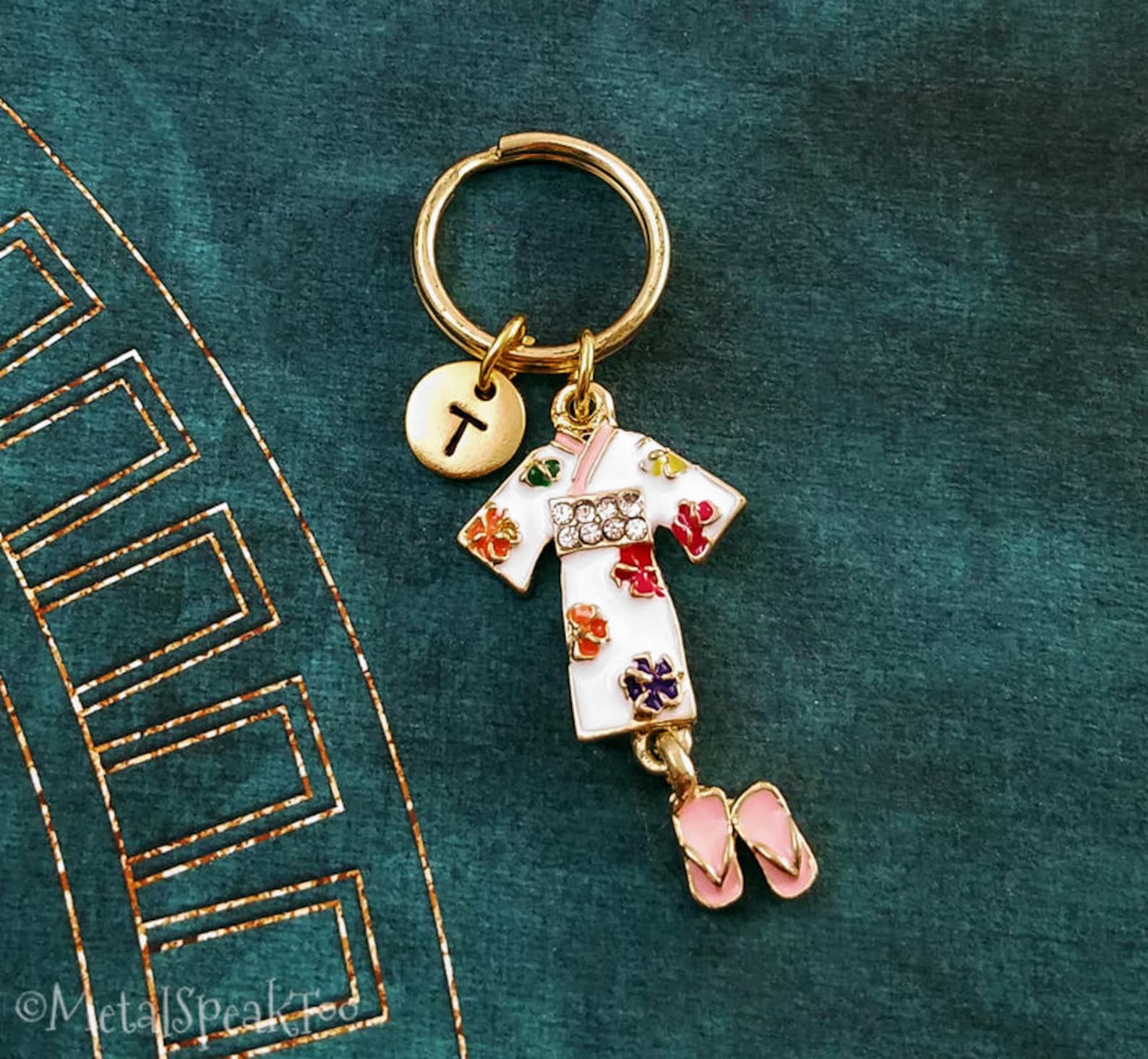 Kimono Keychain SMALL Kimono Keyring Geisha Keychain Japanese - Etsy