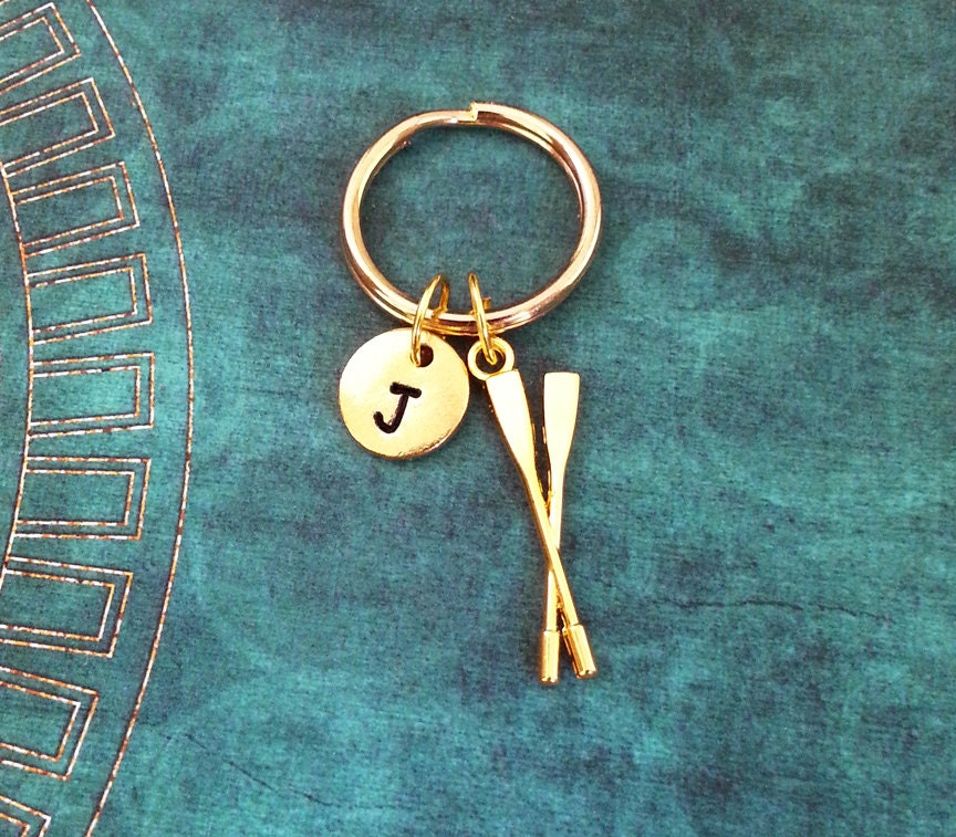Oars Keychain VERY SMALL Oar Keychain Personalized Keychain - Etsy
