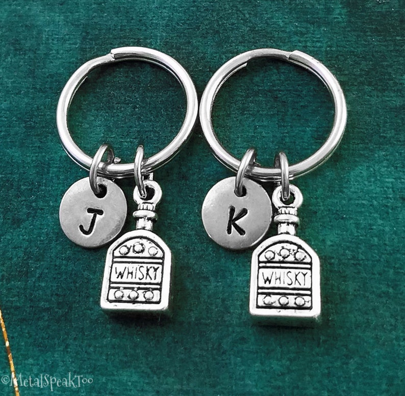 Whiskey Keychain SET of 2 SMALL Whisky Bottle Keychains - Etsy