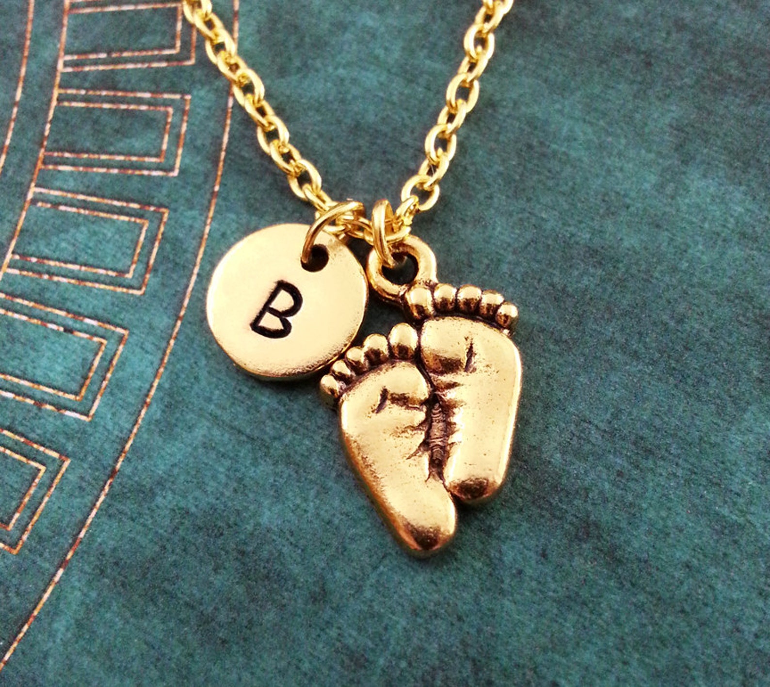 Footprints Keychain SMALL Baby Feet Keychain Custom Keyring - Etsy