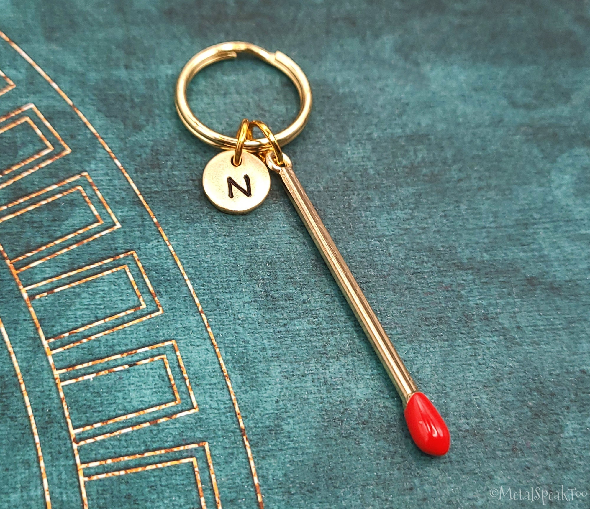 Match Keychain SMALL Match Keyring Matchstick Keychain Match Stick ...