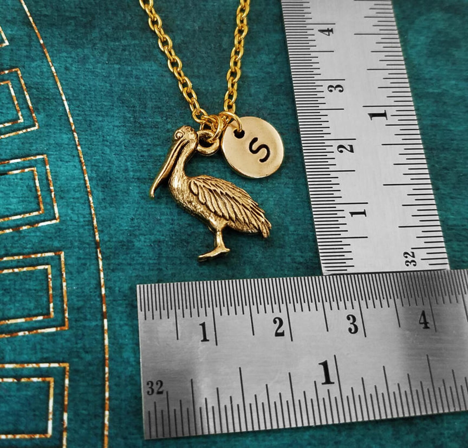 Pelican Keychain VERY SMALL Stork Keychain Beach Keychain - Etsy