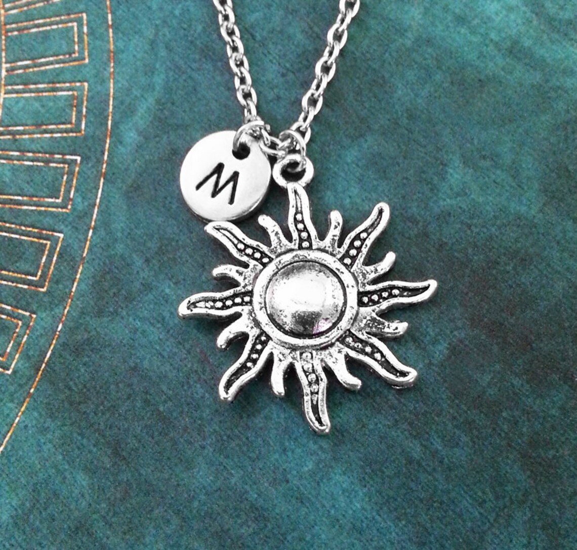 Sun Keychain SMALL Sun Keyring Silver Sun Charm Keychain Sun | Etsy