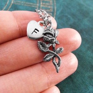 Rose Keychain, SMALL Rose Charm, Personalized Key Ring, Valentine's Day ...