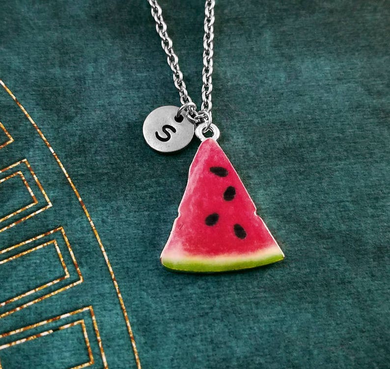 Watermelon Keychain SMALL Watermelon Keyring Red Watermelon | Etsy