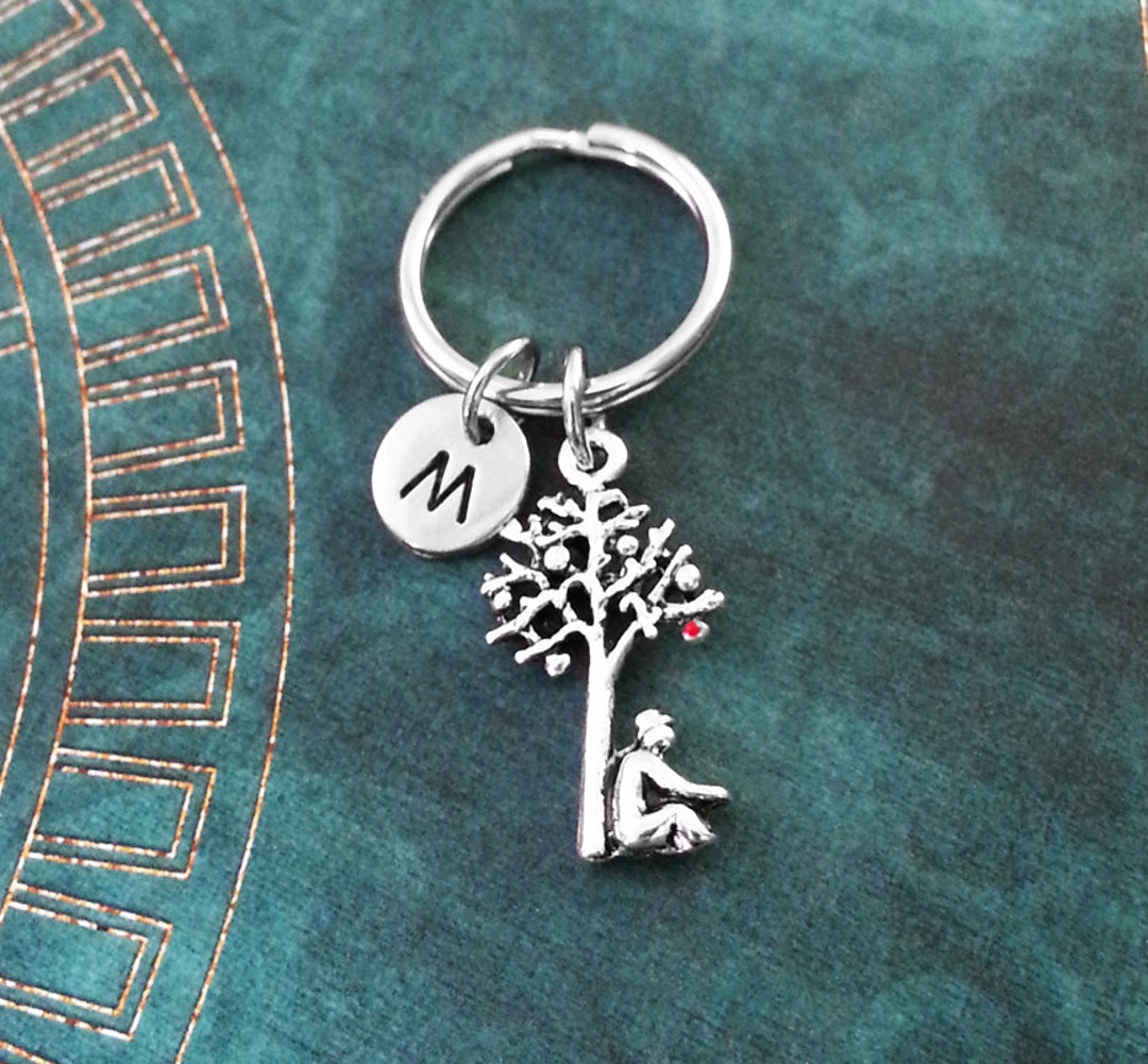 Apple Tree Keychain VERY SMALL Newton's Apple Tree Keyring Isaac Newton ...