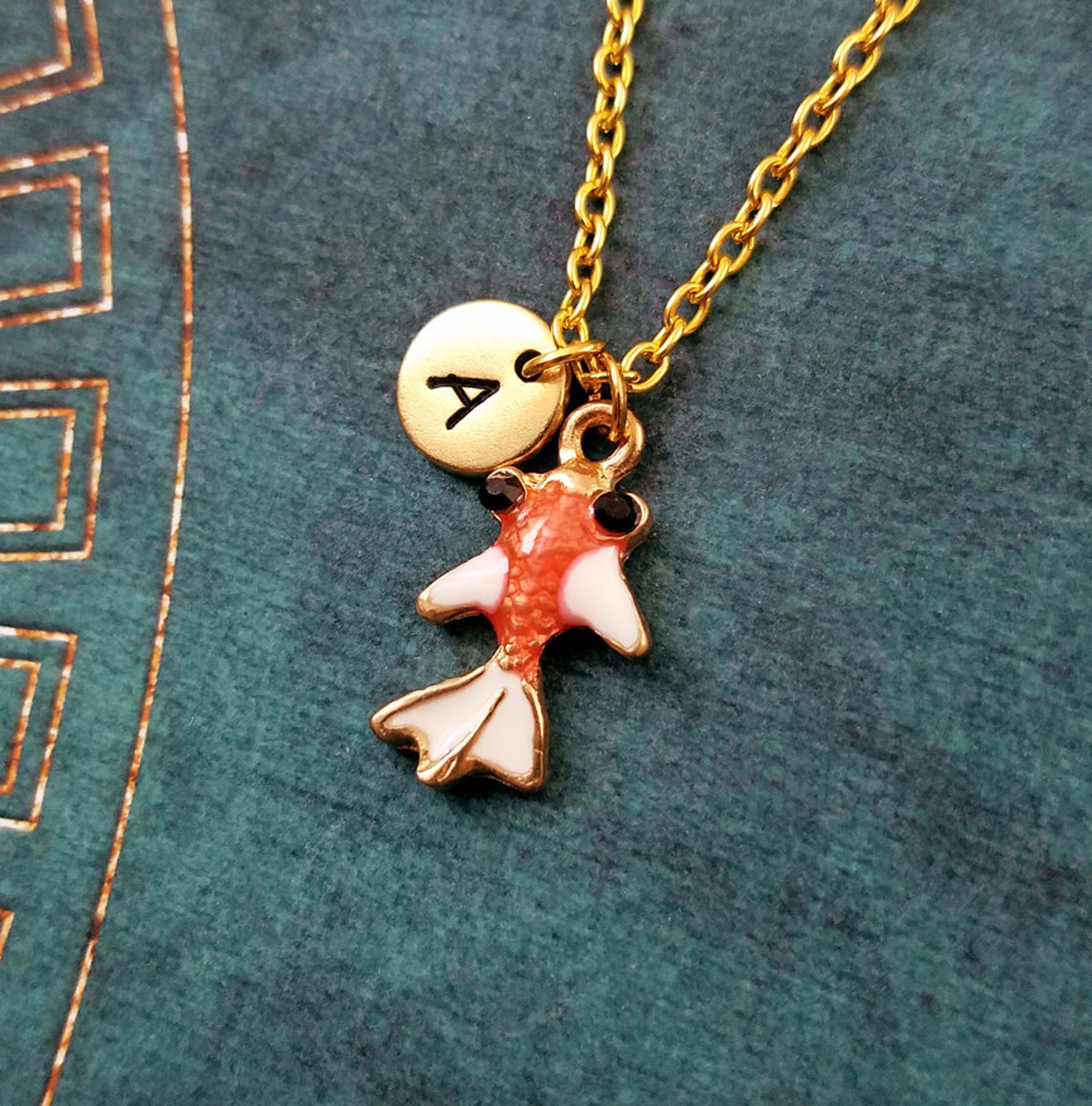 Fish Keychain VERY SMALL Koi Fish Keyring Personalized - Etsy