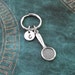 Magnifying Glass Keychain, VERY SMALL Detective Keychain, Silver Hand ...