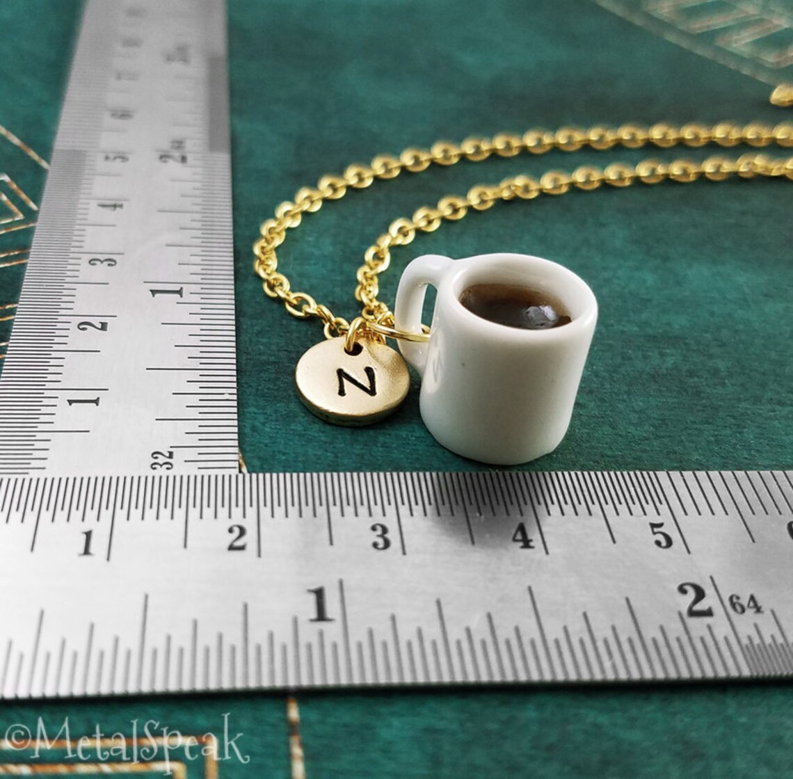 Coffee Keychain SET of 2 SMALL Coffee Cup Keyrings Sisters Keychain ...