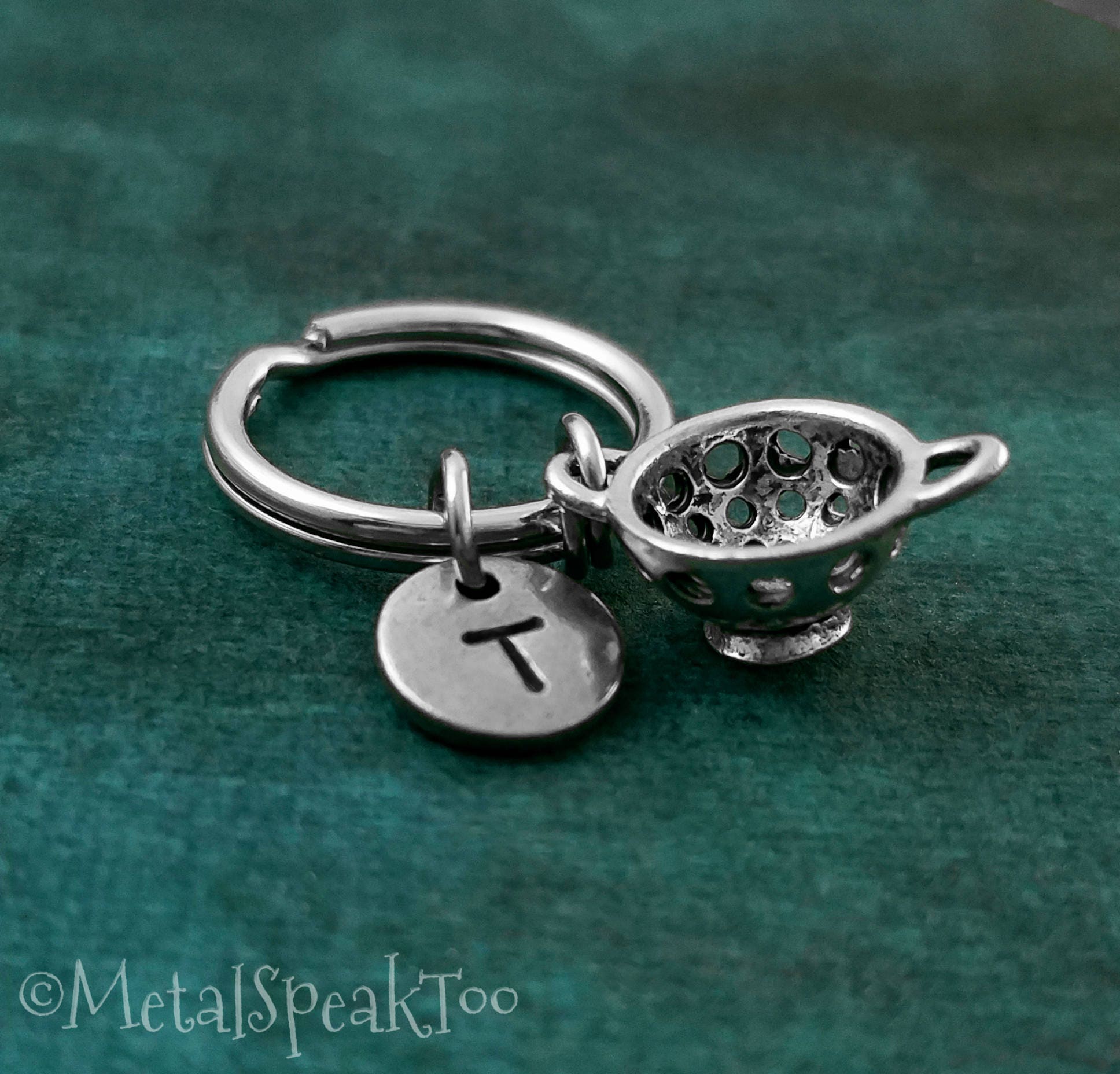 Strainer Keychain VERY SMALL Colander Keychain Charm Keychain - Etsy