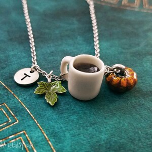 Pumpkin Spice Latte Keychain SMALL Pumpkin Spice Coffee Keychain Autumn ...