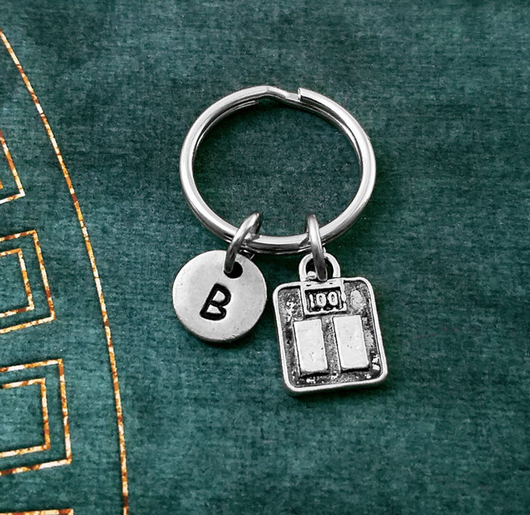 Scale Keychain VERY SMALL Bathroom Scale Keyring Weight Loss Keychain ...
